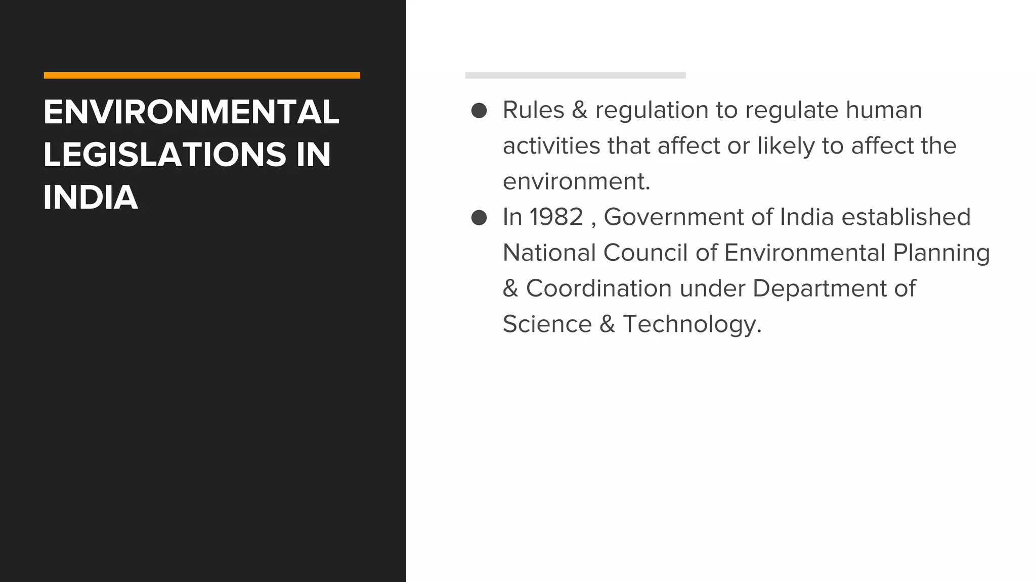 Environmental legislations in india | PPTX