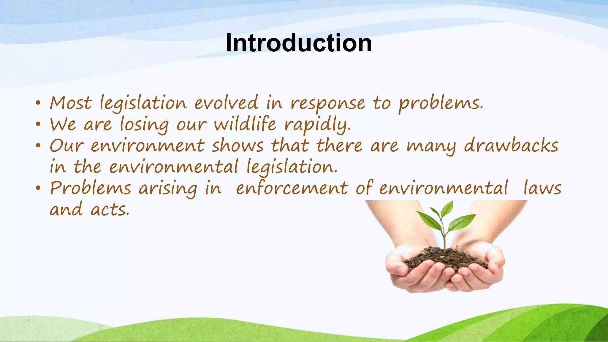Environmental legislation & water pollution acts | PPTX | Environmental ...