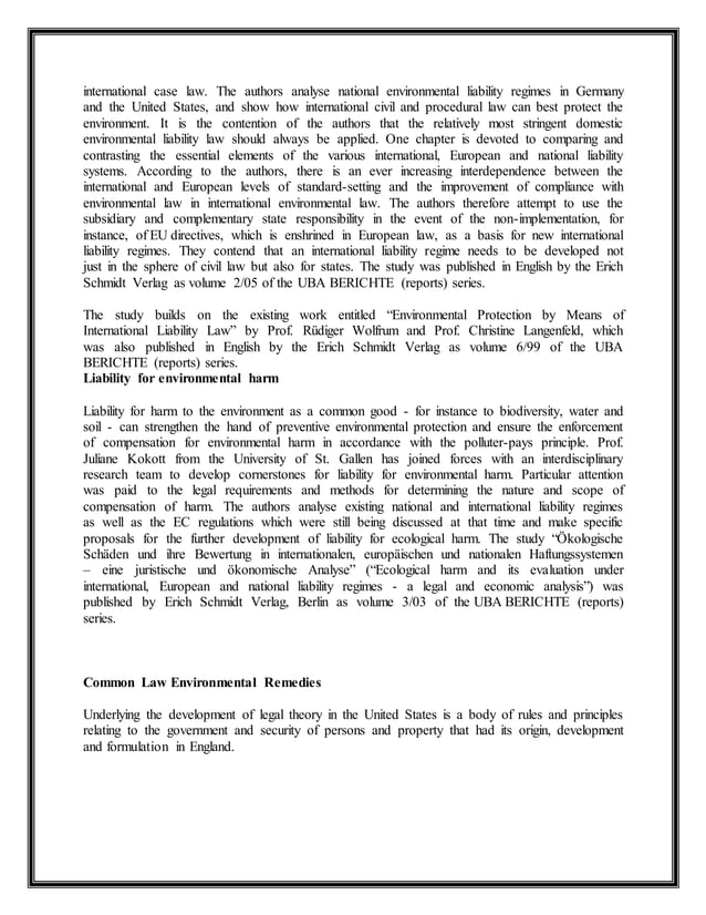 Environmental liability | DOCX