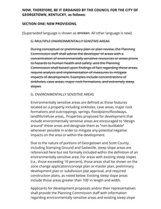 Environmentally sensitive areas | PDF