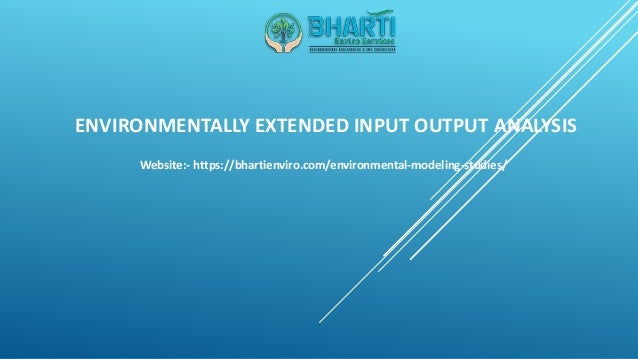 Environmentally Extended Input Output Analysis Pdf