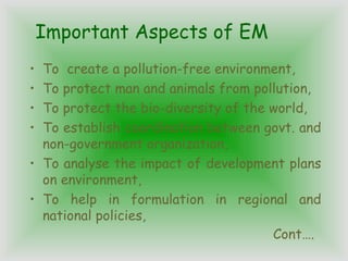 Environmental Management : Role of Social Worker as a Change Agent | PPT