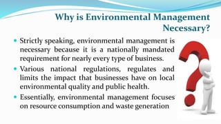 Environmental management | PPTX