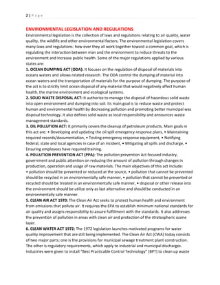 Environmental management CE355 | PDF