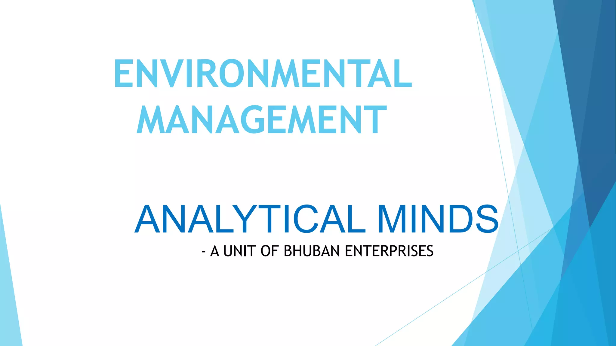 Environmental management | PPT