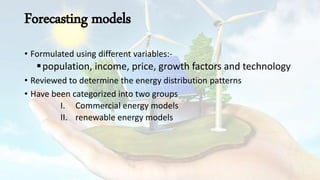 Environmental modelling on Energy Conservation | PPT