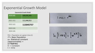 population growth models | PPTX