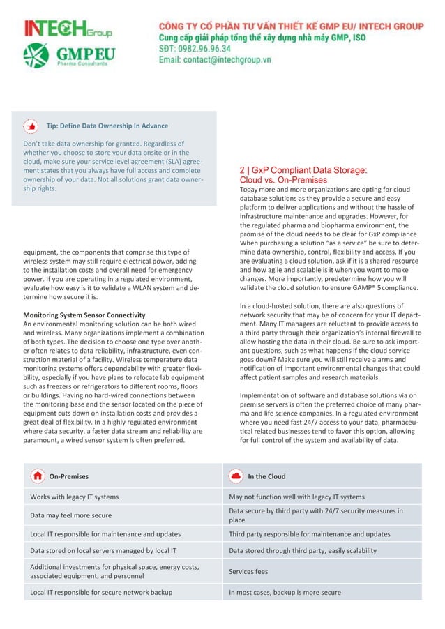 Environmental Monitoring in Regulated Labs and Cleanrooms | PDF