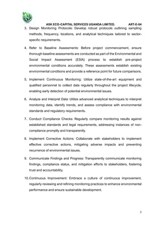 Environmental Monitoring Ask Eco Pdf