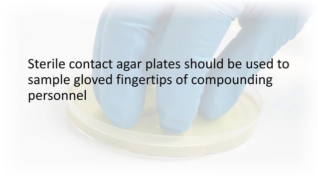 Environmental Monitoring - Glove Fingertip Sampling | PPTX
