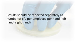 Environmental Monitoring - Glove Fingertip Sampling | PPTX