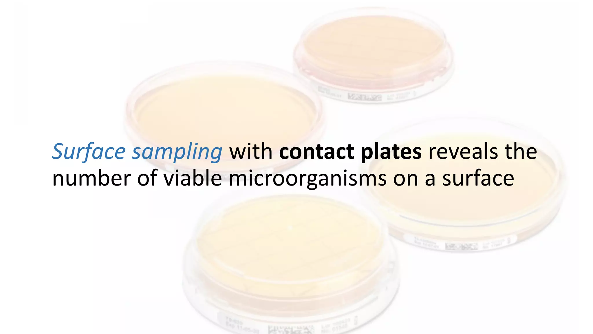 Environmental monitoring - surface sampling | PPTX
