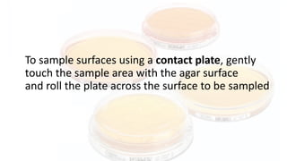Environmental monitoring - surface sampling | PPTX