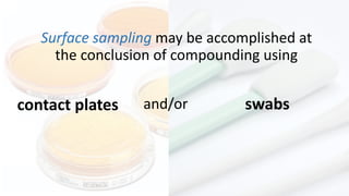 Environmental monitoring - surface sampling | PPTX