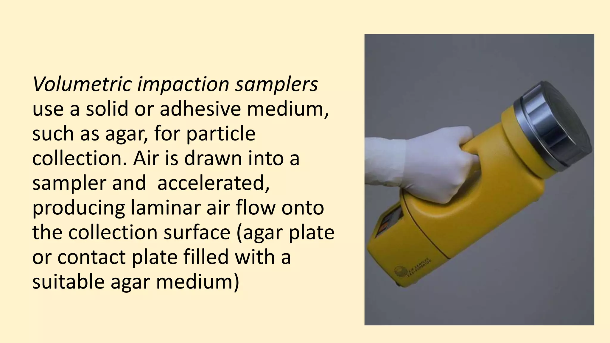 Environmental monitoring - viable particle sampling | PPTX