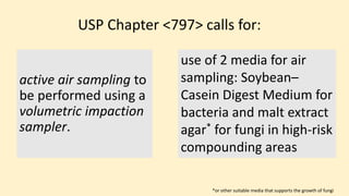 Environmental monitoring - viable particle sampling | PPTX
