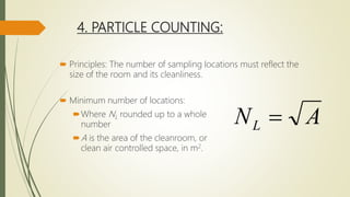 Environmental Monitoring of Clean Room | PPTX