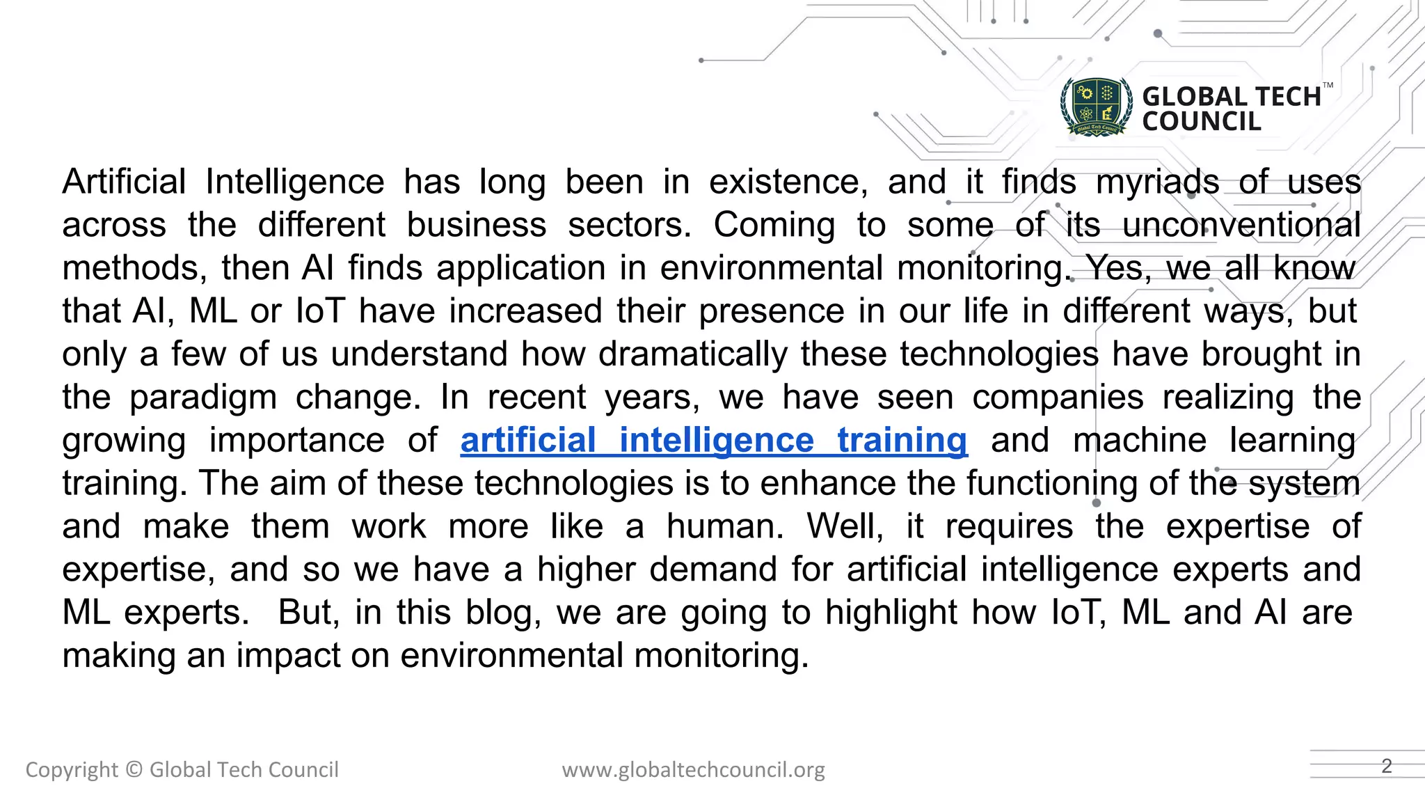 Environmental Monitoring System using IoT, AI and ML | PDF
