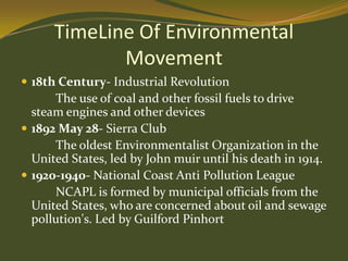 Environmental movement | PPTX