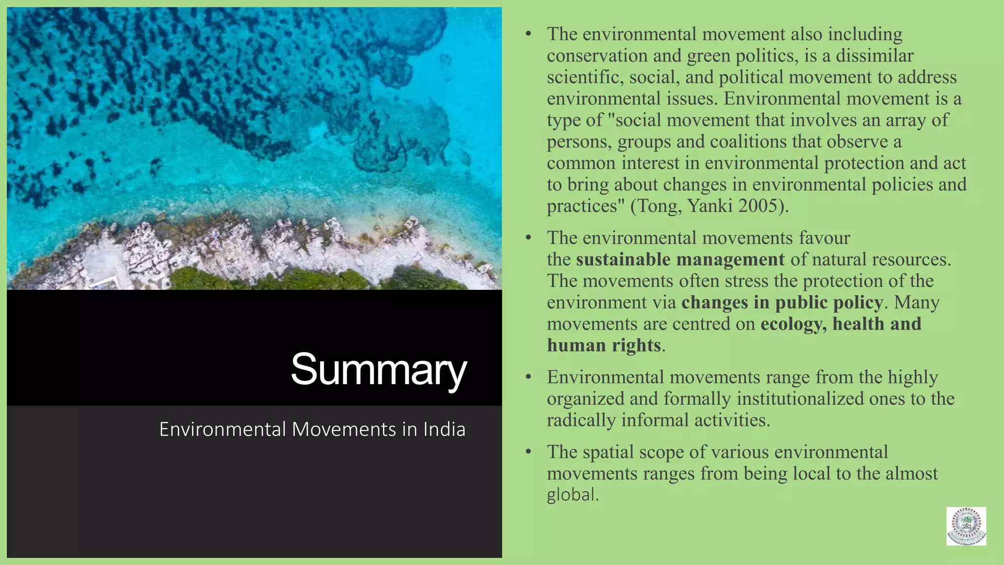 Environmental movement in india | PPTX | Hinduism | Religion & Spirituality