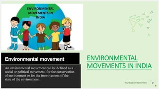 Environmental movement in india | PPTX
