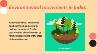 Environmental movements | PPTX