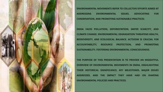 ENVIRONMENTAL MOVEMENTS IN INDIA PPT.pptx