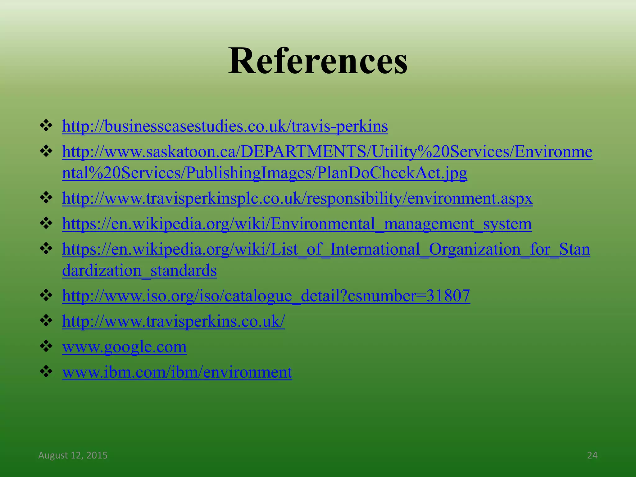 Environmental Management System | PPTX
