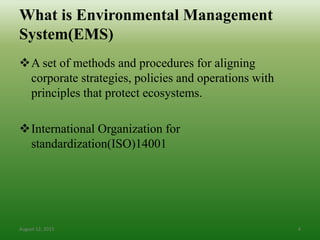 Environmental Management System | PPTX