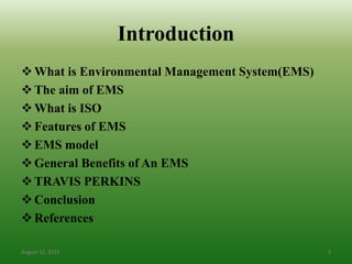 Environmental Management Training
