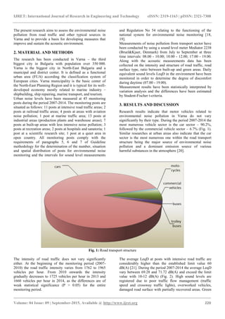 Environmental noise pollution from road transport and other sources in ...