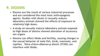 Environmental & occupational toxicant agent on male reproductive ...