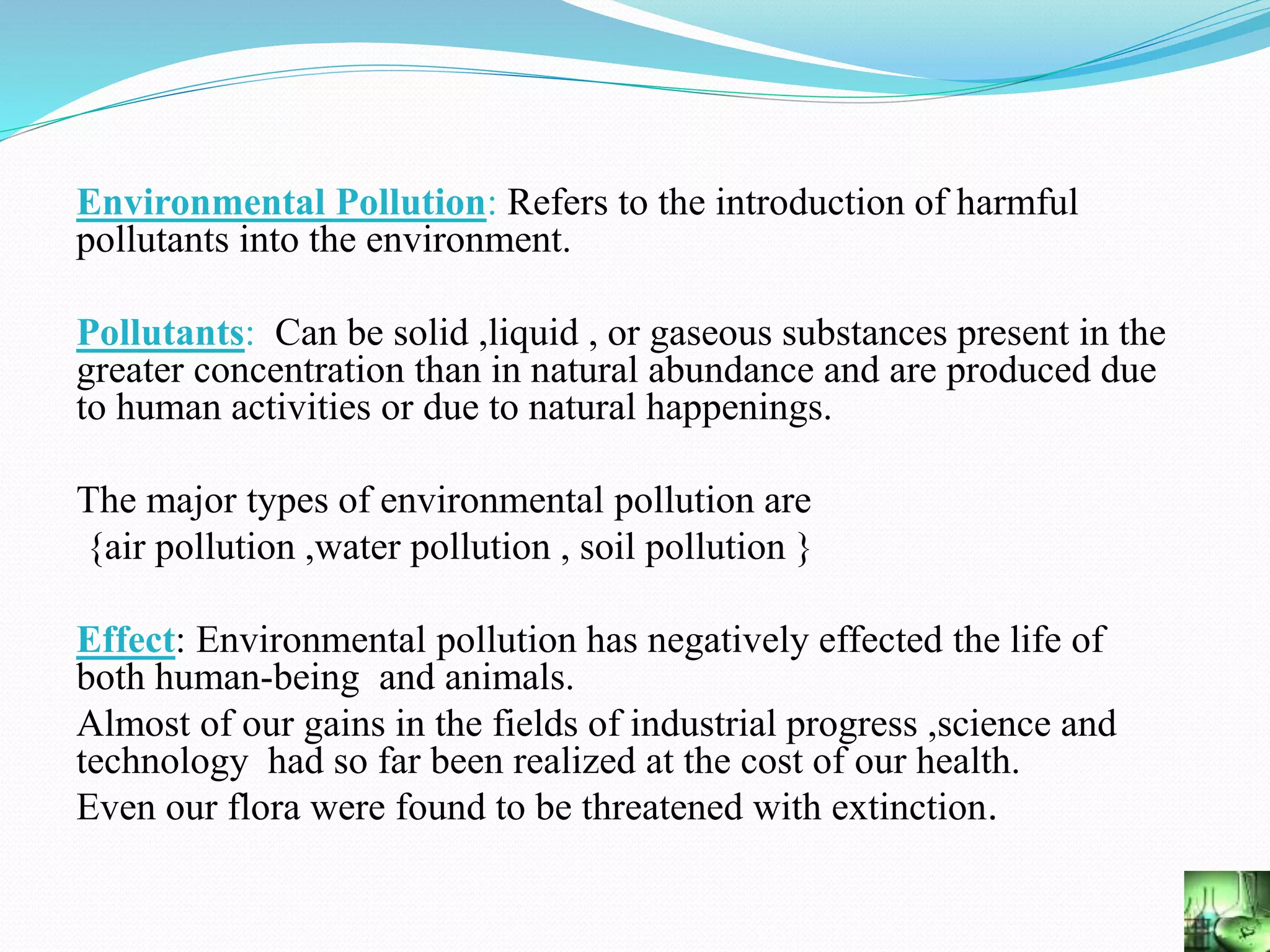 Environmental of chemistry | PPTX