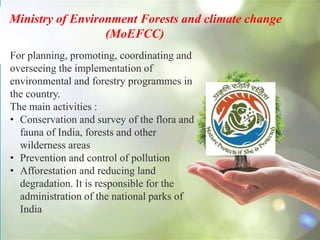 Environmental organization,in world ,India and karnataka state | PPT