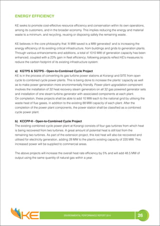 KE Environmental performance report 2014 | PDF