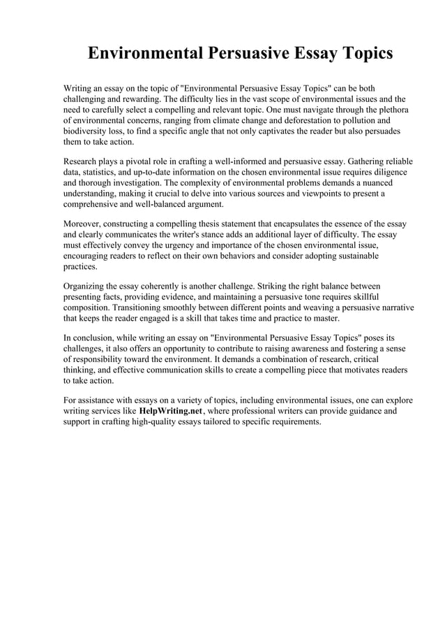 Environmental Persuasive Essay Topics.pdf