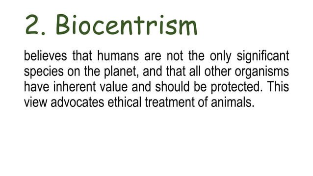 Environmental Philosophy.pptx | Environment | Science