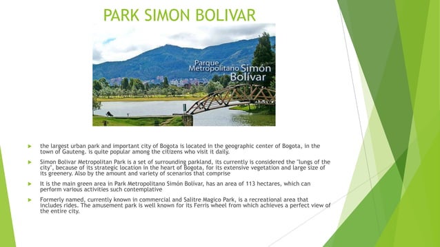 Environmental places of bogotá | PPT