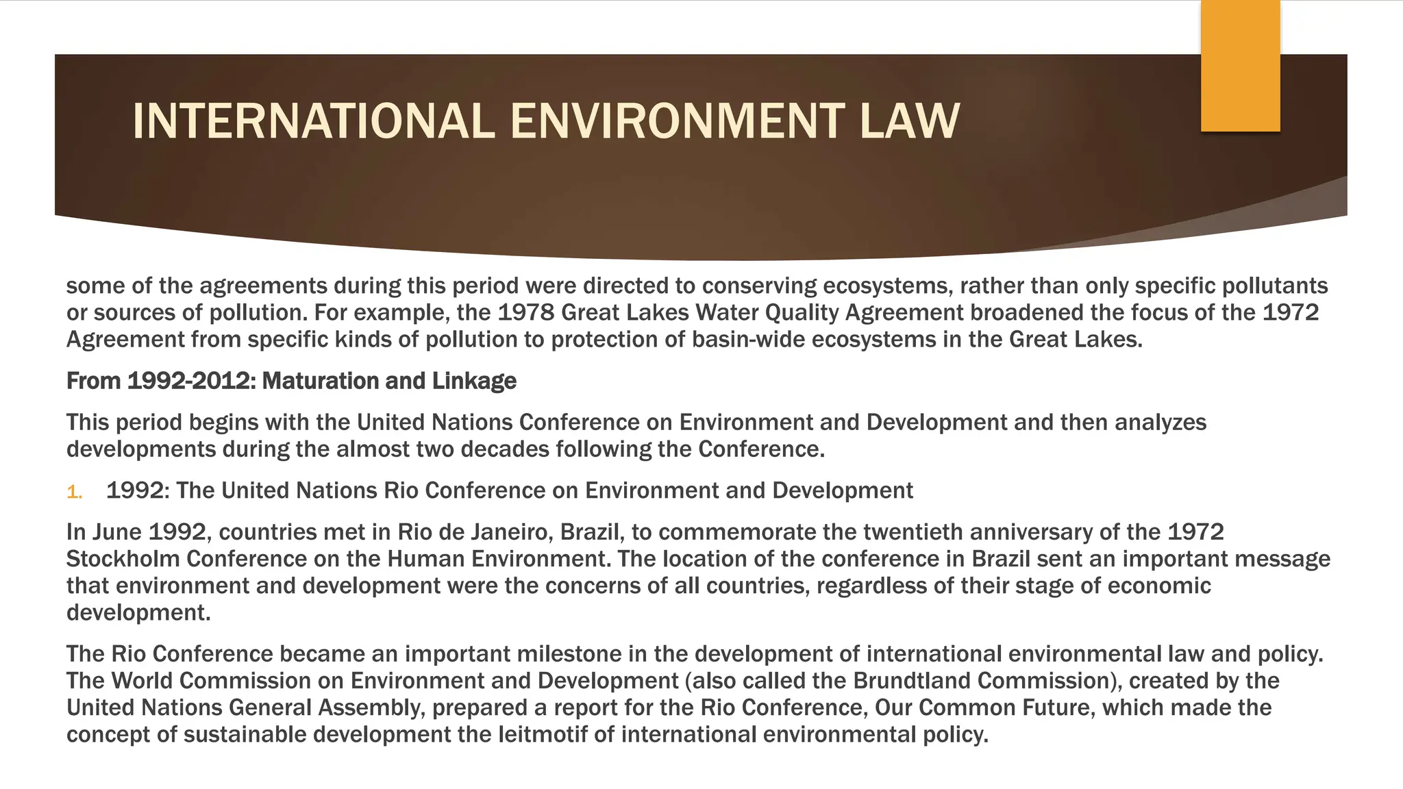 ENVIRONMENTAL PLANNING A BRIEF DECRIPTION OF ENVIRONMENTAL POLICIES IN ...