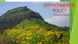 Environmental policy | PPTX