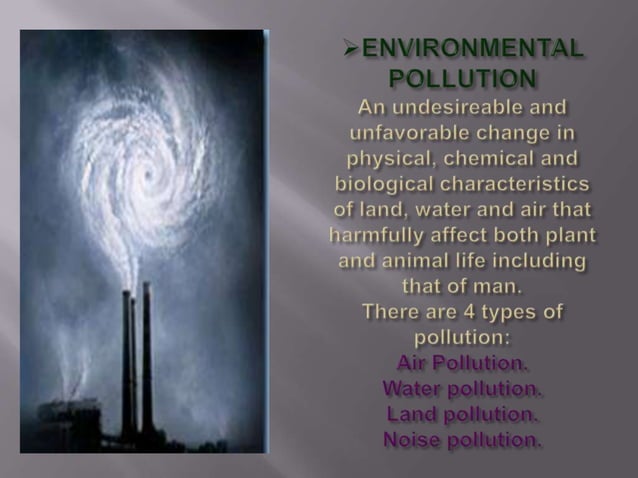 Environmental pollution | PPTX