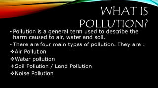 Environmental pollution | PPTX