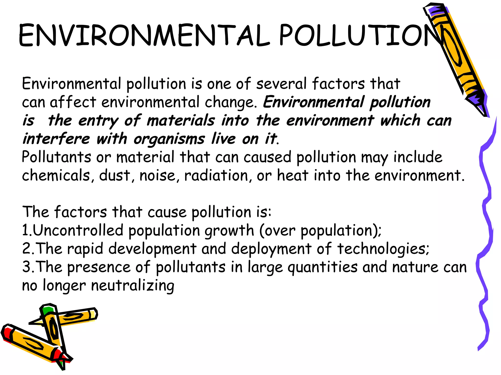 Environmental pollution | PPT