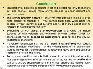 Environmental Pollution | PPT