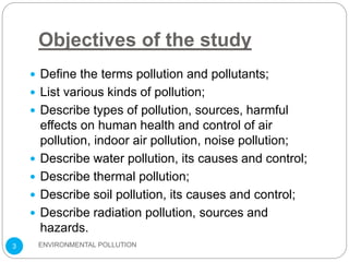 Environmental pollution | PPTX