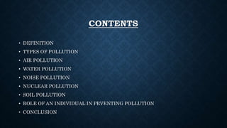Environmental pollution | PPTX