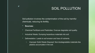 Environmental Pollution: Air, Water & Soil Pollution | PPTX