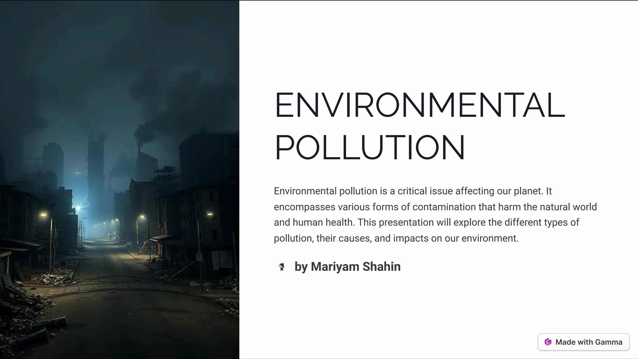 Environmental Pollution – Causes, Effects, and Solutions | PDF