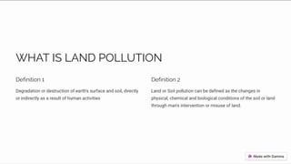 Environmental Pollution – Causes, Effects, and Solutions | PDF