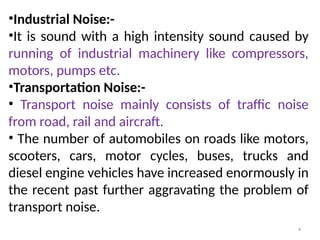 Environmental pollution, noise pollution | PPTX